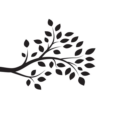 Tree Branch Vector Ilustration Design Vector Art At Vecteezy
