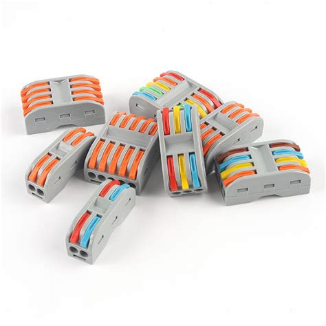 Fast Compact Lever Nut Cable Wire Conductor Quick Wiring Compact Splicing Connector Electrical