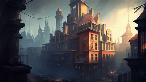 미래 도시 길모퉁이 안개 배경 파란색 미래의 도시 모서리 안개 배경 일러스트 및 사진 무료 다운로드 Pngtree