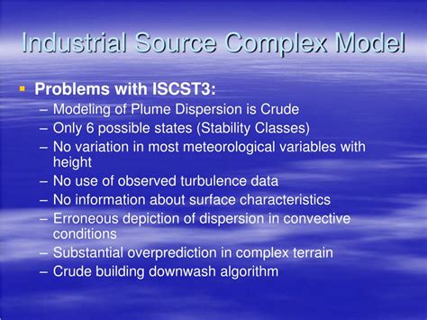 Ppt Dispersion Modeling 101 Iscst3 Vs Aermod Powerpoint Presentation Id6687127