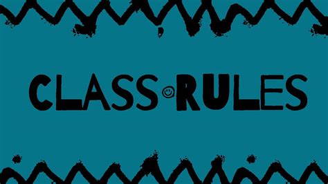 Class Rules By Varreolateach Tpt
