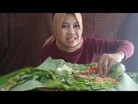 MUKBANG BIKIN NGILER !!! makan lalaban ikan asin + sambel lalaban pete ...