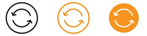 Refreshing Refresh Icon For User Interface And Functionality Graphics