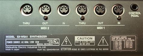 MATRIXSYNTH Technics WSA Workstation Keyboard Synthesizer