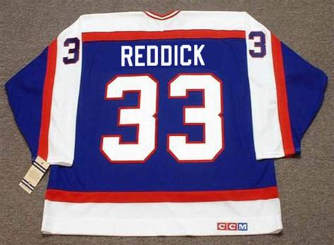 Pokey Reddick 1986 Winnipeg Jets Throwback Away Nhl Hockey Jersey