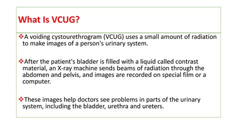 Voiding Cystourethrogram Vcug Pptx