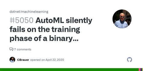 Automl Silently Fails On The Training Phase Of A Binary Classification Problem Issue