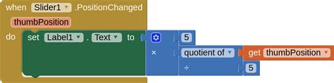 Slider Increments Mit App Inventor Help Mit App Inventor Community