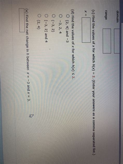 solved the graph of a function h is given a find h 2