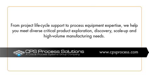 Cps Process Solutions On Linkedin From Project Life Cycle Support To Process Equipment