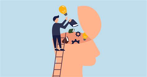 4k Upskill Animation Man Putting Light Bulb Ideas And Books Into