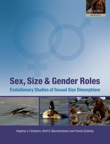 Sex Size And Gender Roles WELCOME TO DC BOOKS