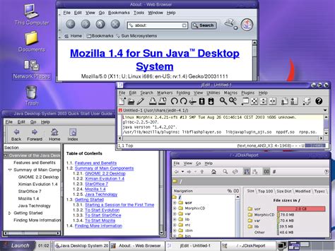 Java Desktop System On Morphix Linux 2003 Vintageunix