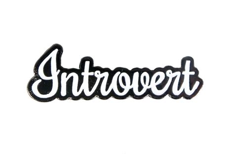 Introvert Enamel Pin Oh Hello Companies