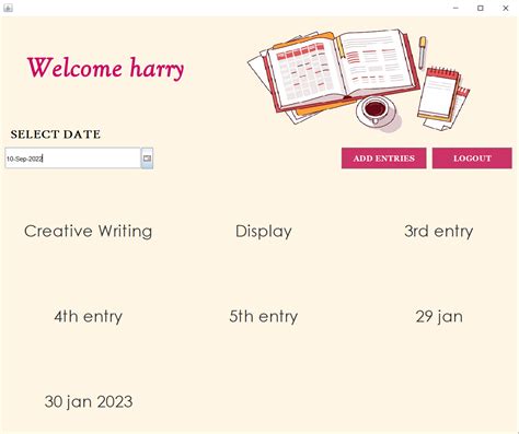 Github Aditipareek1diary Entry System