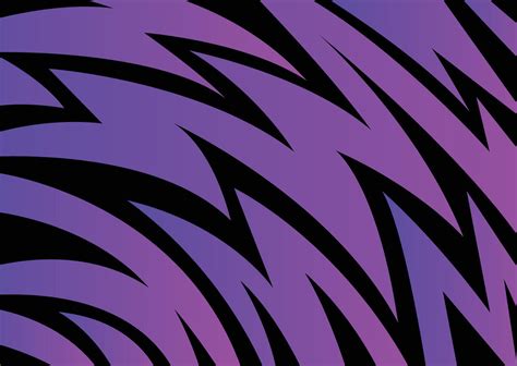 Abstract Black And White Background With Spikes And Zigzag Line Pattern