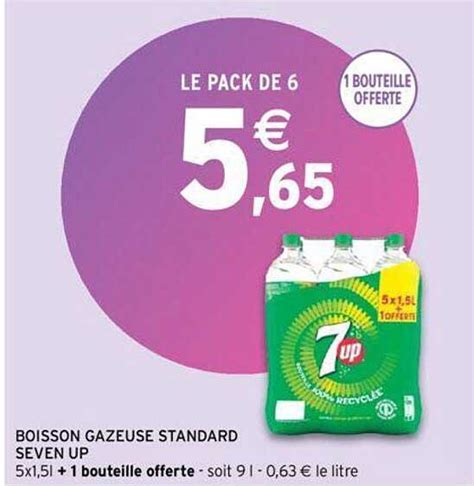 Promo Boisson Gazeuse Standard Seven Up Chez Intermarché Icataloguefr