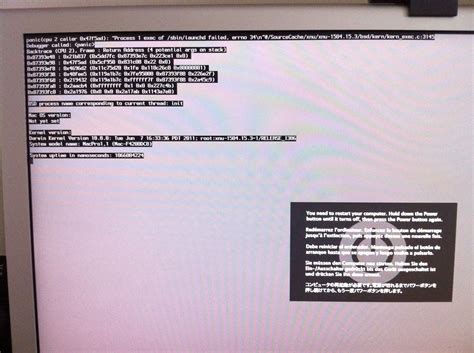 Macos What Is Errno 34 When Booting Mac OSX 10 6 Super User