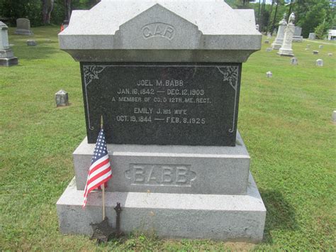 Emily Jane Marsh Babb 1844 1925 Find A Grave Memorial