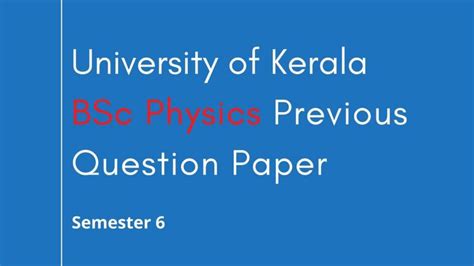 Previous Question Papers Of Calicut University StudyNotes Previous Question Papers Question