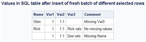 Using Sas Access And Proc Sql To Save Sas Data In Sql Server
