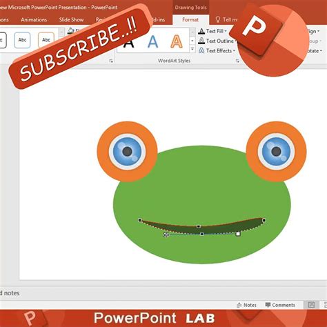 Drawing Frog Robot Character Using Powerpoint Powerpointtutorial