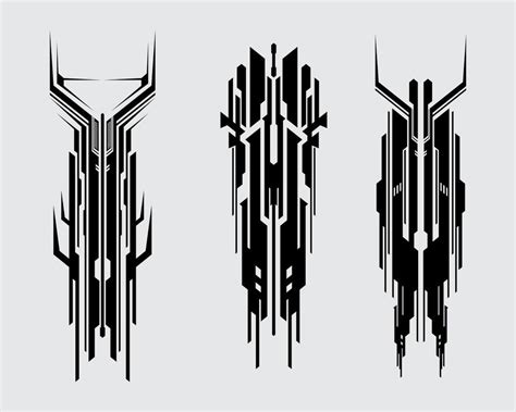 Cyberpunk Symbols Vector Art Icons And Graphics For Free Download