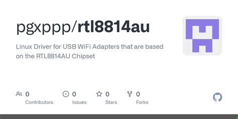 Github Pgxppp Rtl Au Linux Driver For Usb Wifi Adapters That Are Based On The Rtl Au