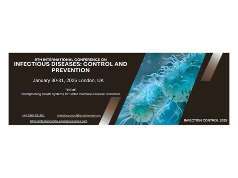 9th International Conference On Infectious Diseases Control And Prevention