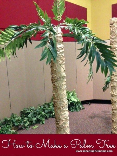 How To Make A Fake Palm Tree