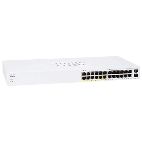 Cisco Cbs110 24pp 110 Series 24 Port Unmanaged Rackmount Gigabit Poe Switch Incl 2 X 1g Rj45