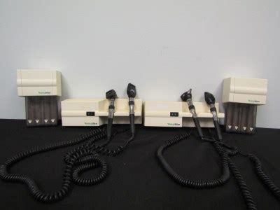 LOT OF Welch Allyn Otoscope And Ophthalmoscope Wall Unit For Sale