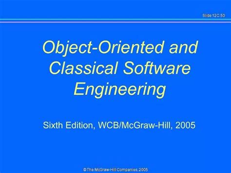 Ppt Object Oriented And Classical Software Engineering Sixth Edition Wcb Powerpoint