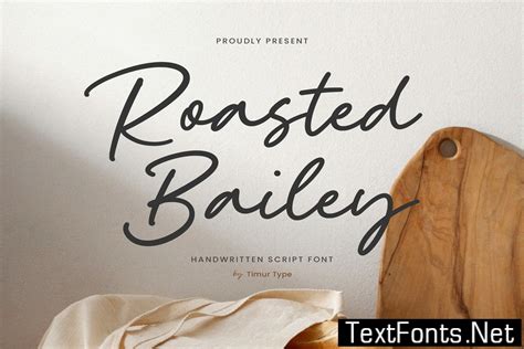 Roasted Bailey Handwritten Script Font Tt S4f7wed