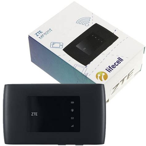 Портативный WiFi роутер с GSM модемом ZTE MF920T 4G LTE Wi-Fi ...