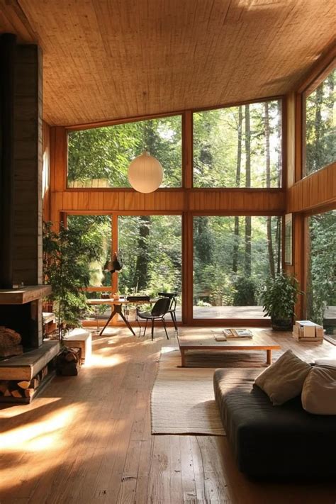 Scandinavian House In The Woods With Lush Forest Views Discover These