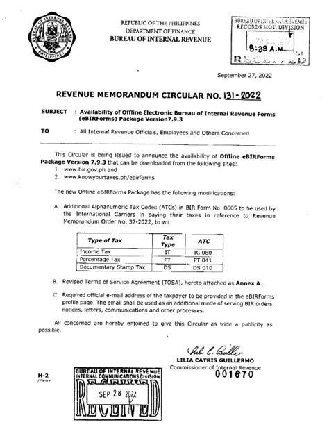 Ebirform 793 Now Available