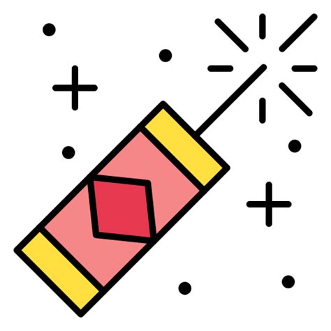 Firecracker Generic Outline Color Icon