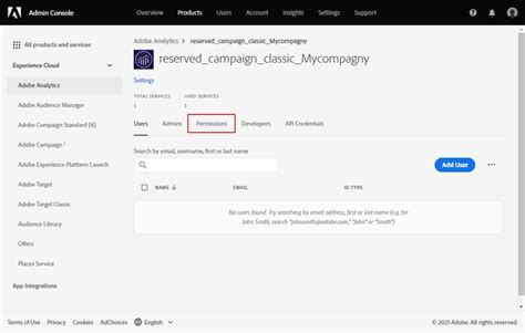 Adobe Analytics Connector Provisioning Adobe Campaign