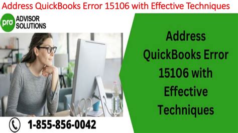 Ppt Simple Step By Step Guide To Resolve Quickbooks Error 15106 Powerpoint Presentation Id