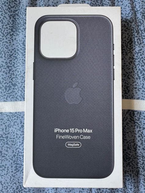 Iphone 15 Pro Max Finewoven Case With Magsafe Black Mobile Phones