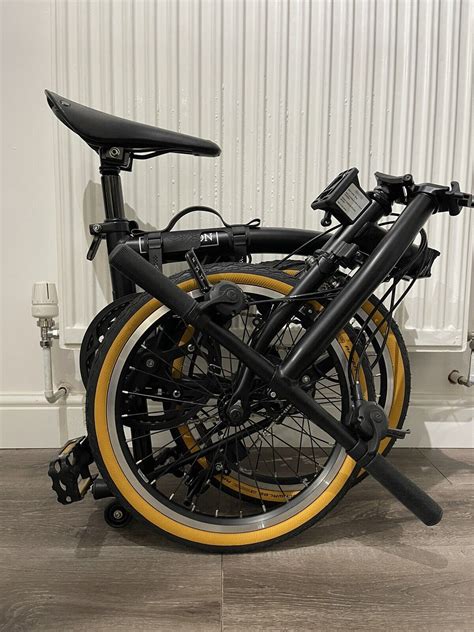 brompton c line black edition 6 speed folding bikes 4u