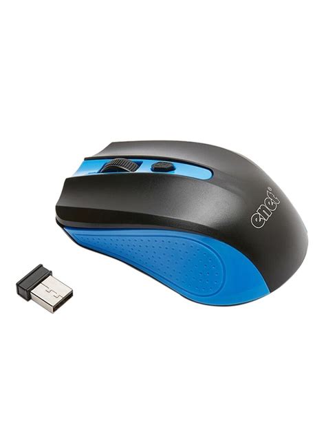 Enet Optical Wireless Mouse Blue Sharjah Co Operative Society