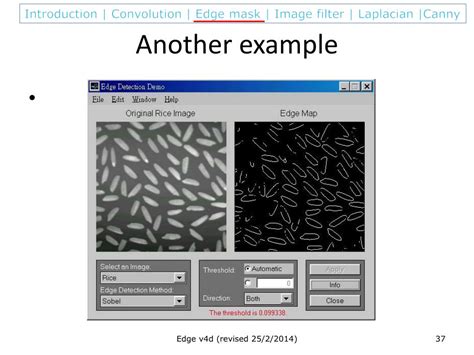 Ppt Chapter 3 Image Processing And Computer Vision Edge Detection And Image Filtering