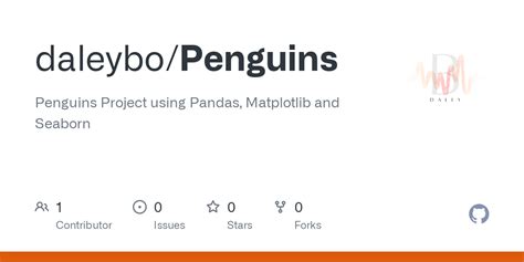 Github Daleybo Penguins Penguins Project Using Pandas Matplotlib And Seaborn
