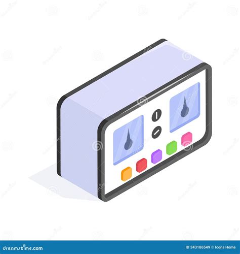 Control Panel With Settings Representing Healthcare Equipment