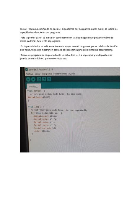 Gimnasio Ya Programaci N De Arduino Para El Programa Codificado En La Clase S Conforma