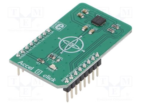 Accel 8 Click Mikroe Click Board Accelerometer I2c Mpu6050 Prototype Board 33vdc