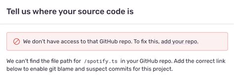 Bad Error Message When Linking Stack Trace To Repo Thats Not Part Of Project · Issue 40918