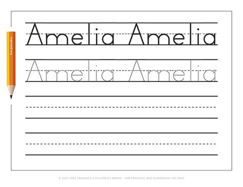 Free Printable Name Tracing Pages [2025]
